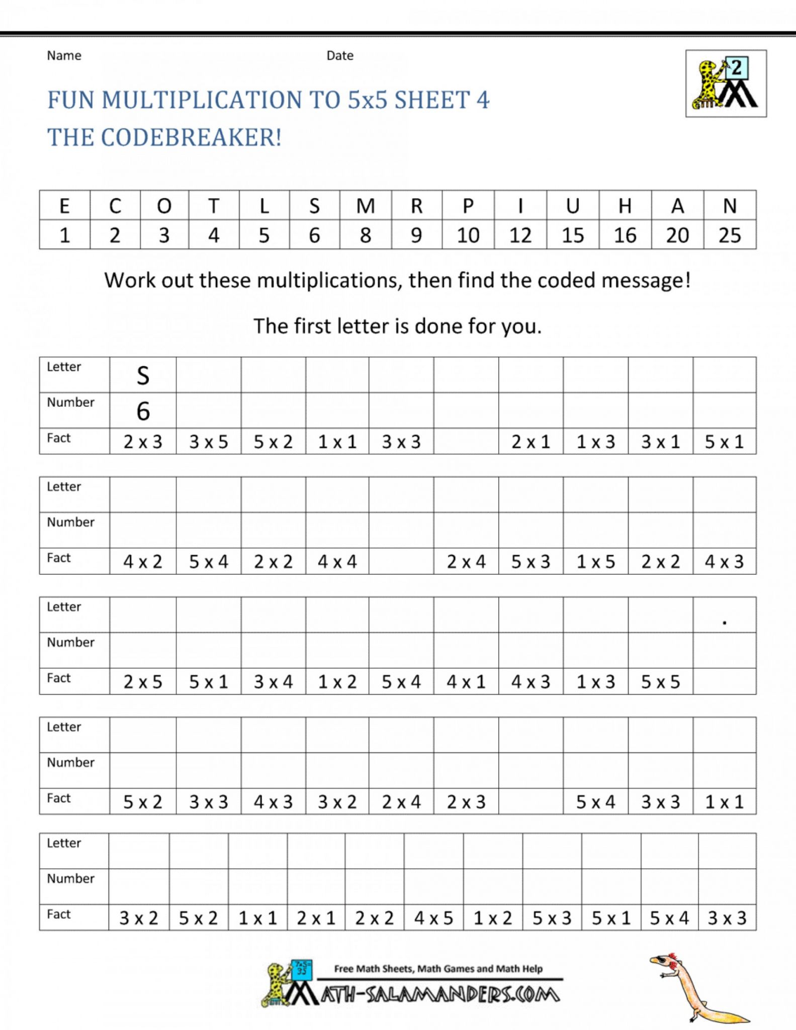 5 Double Digit Multiplication Amp