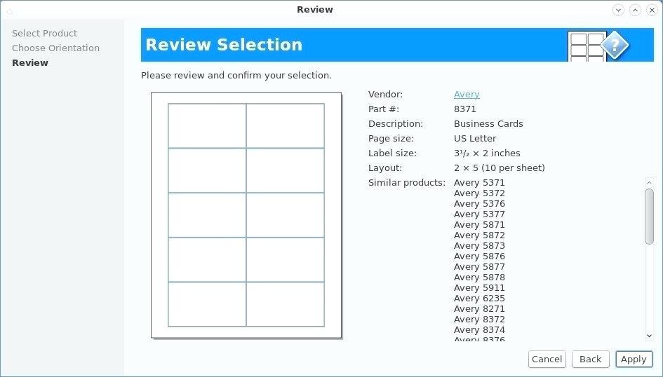 Avery Templates 5371 Business Cards AMP