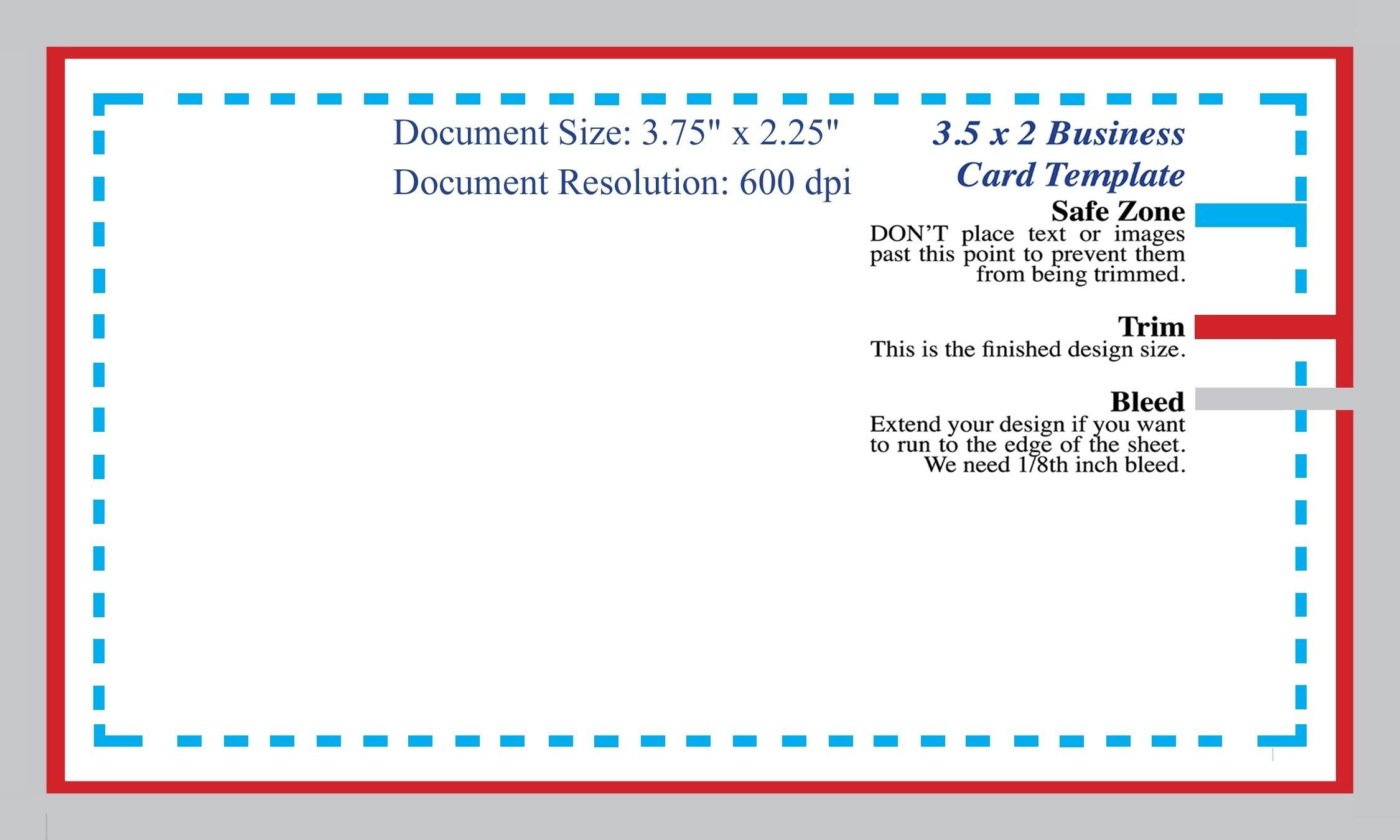 11 Business Card Template With Bleed DocTemplates