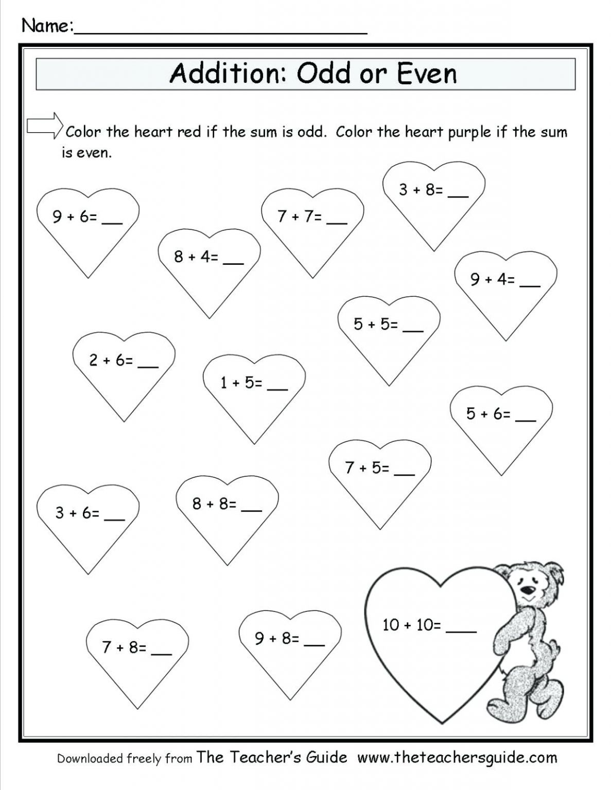 5 Free Math Worksheets Fourth Grade 4 Addition Adding 2 Digit Mental ...