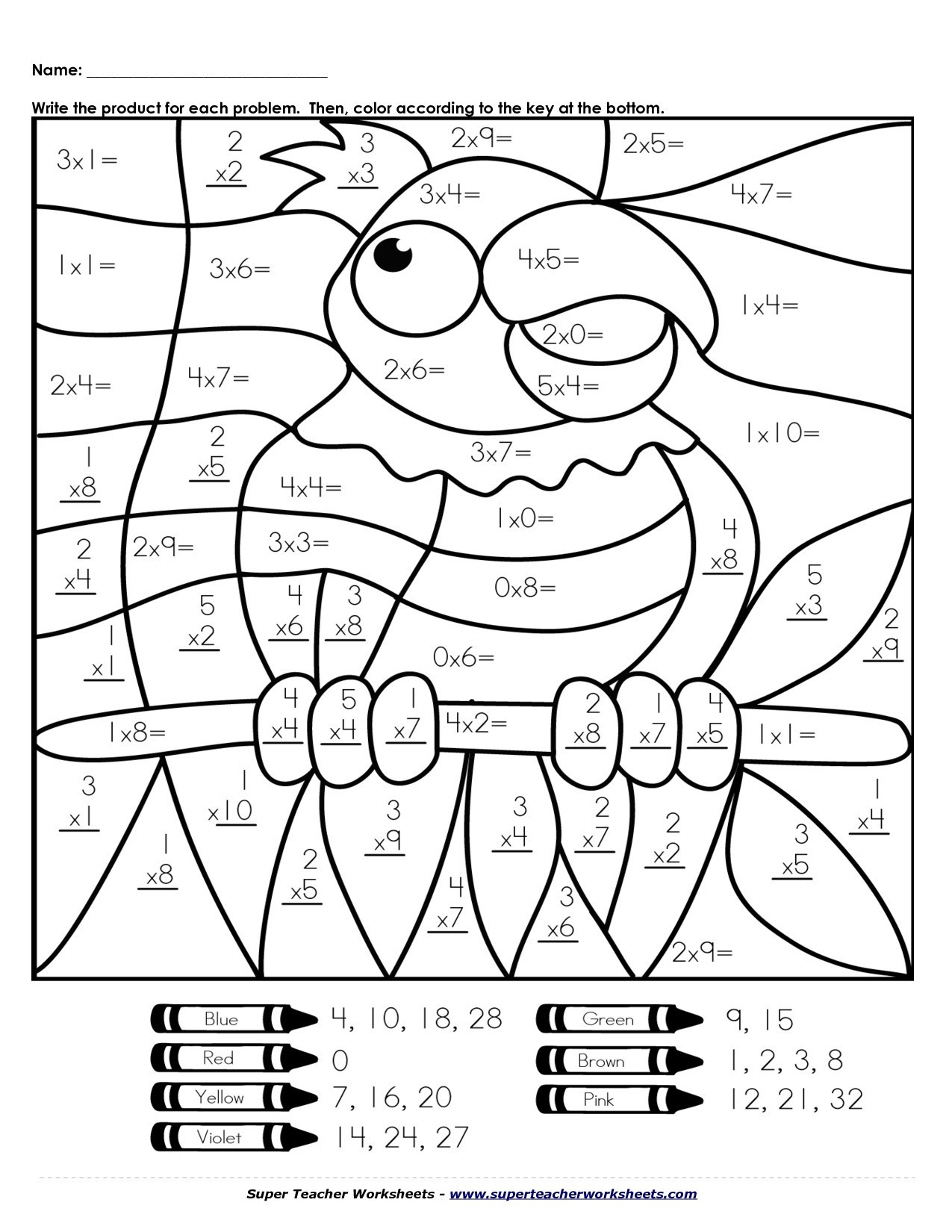 5 Free Math Worksheets Second Grade 2 Multiplication Multiplication 5 Free Math Worksheets Second Grade 2 Multiplication Multiplication